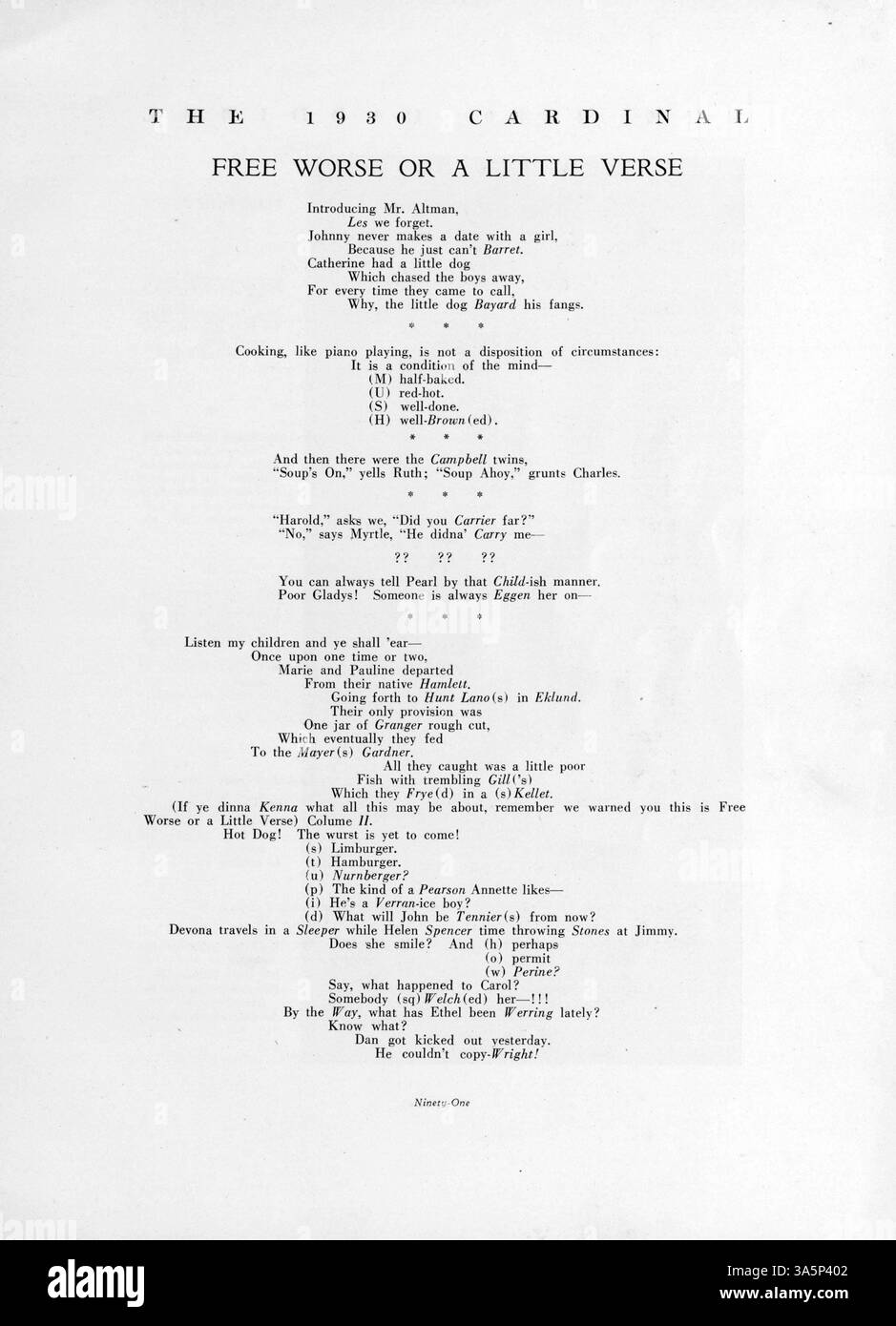 The 1930 Cardinal Yearbook from Marshall High School offers an overview ...
