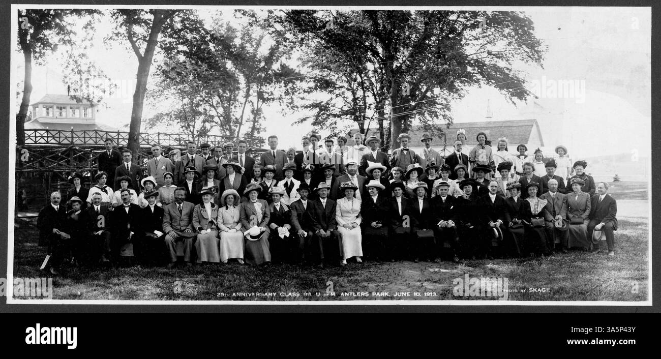 A photograph from the 1913 reunion of the University of Minnesota Class ...