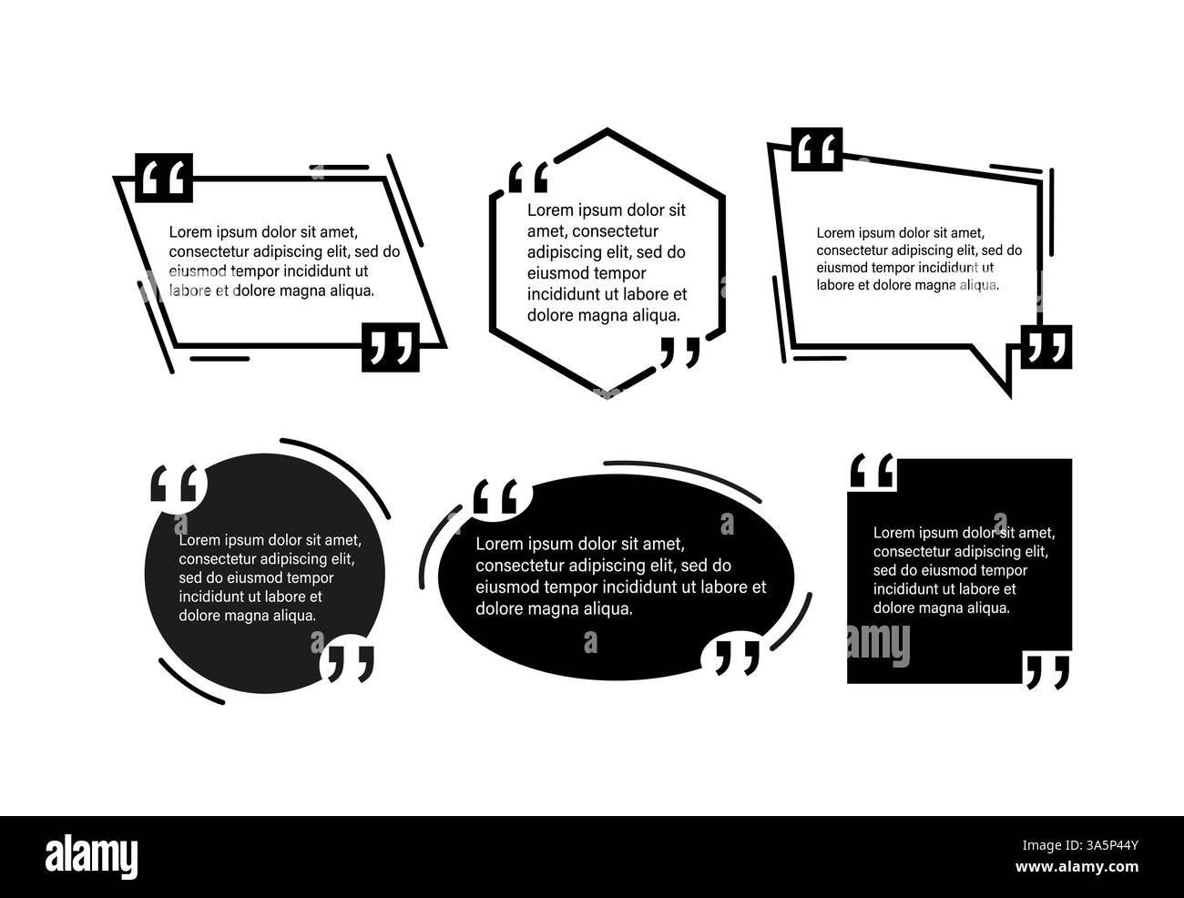 Chat talk bubble icon logo vector. Message icon. Quote on white ...