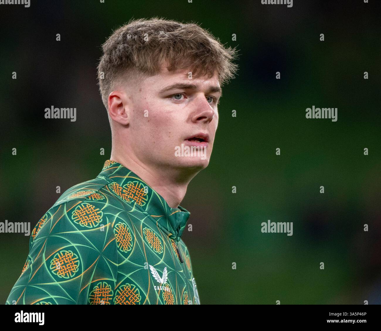 Dublin, Republic Of Ireland. 24th Mar, 2025. Evan Ferguson of Ireland ...