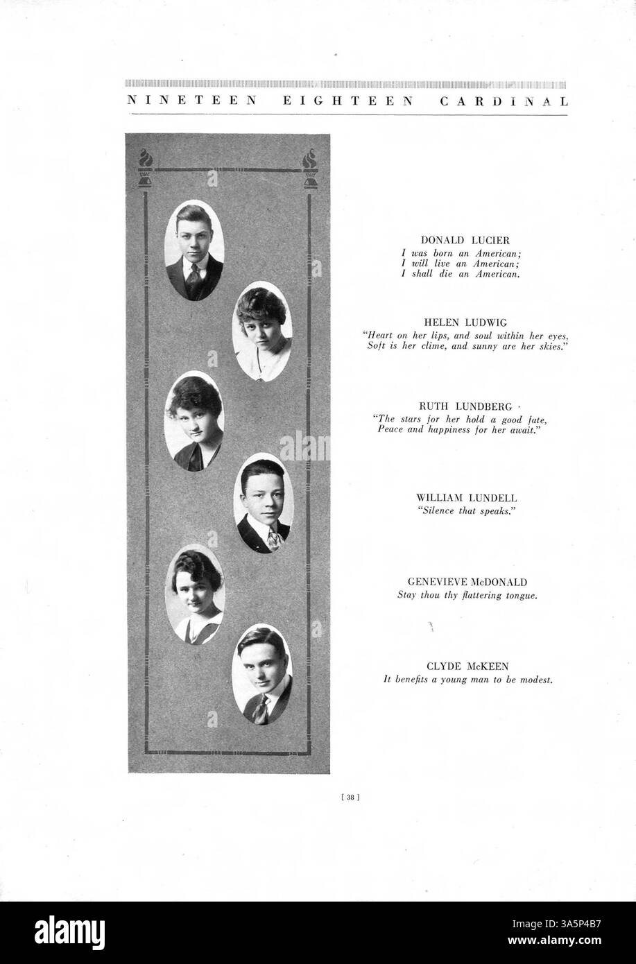 The Cardinal yearbook from 1918 chronicles the student body’s ...