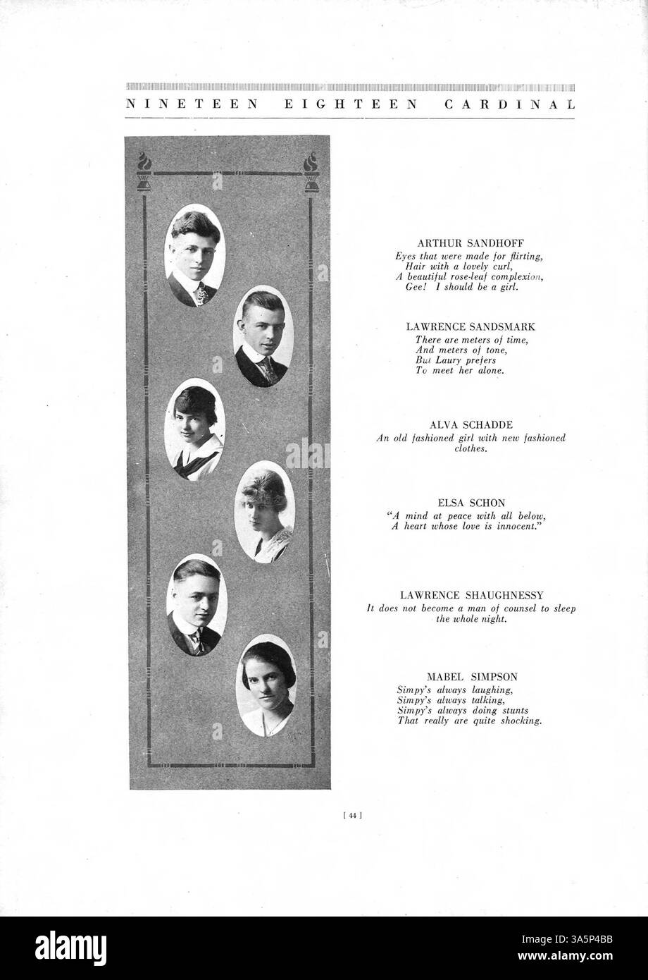 The 1918 Cardinal yearbook captures the events, student achievements ...