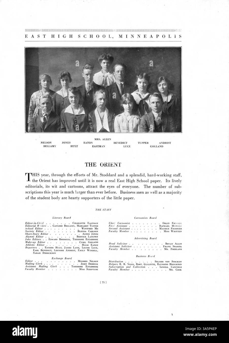 The 1918 edition of East High School's yearbook, The Cardinal ...