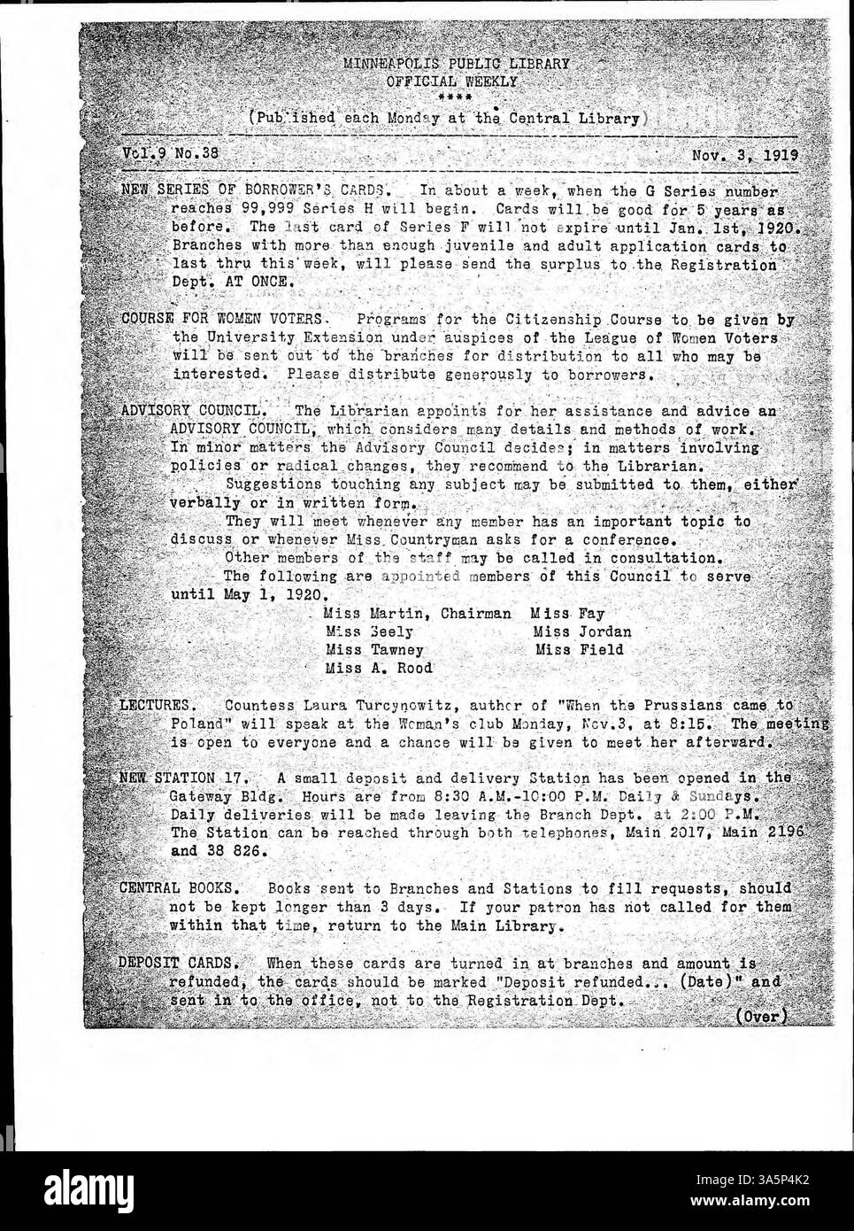 The 1919 minneapolis public library official bulletin was a tool hi-res ...