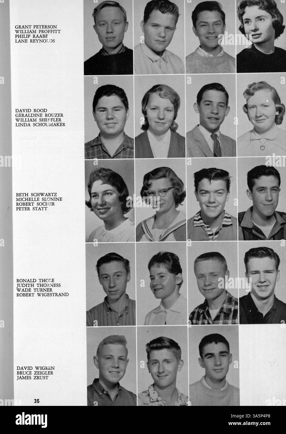 Key events during the 1958 1959 school year hi-res stock photography ...