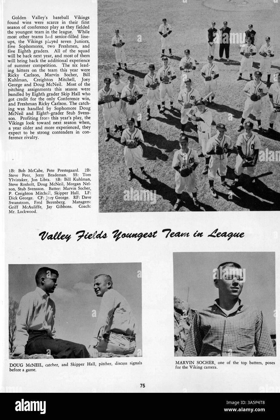 This edition of the 'Viking' Yearbook from 1959 documents the students ...