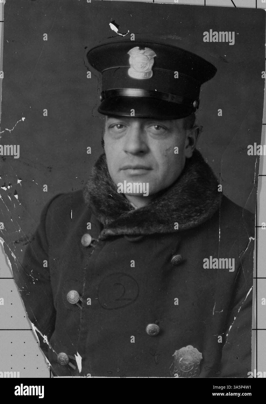 Alfred averbeck served as a patrolman for the minneapolis police hi-res ...