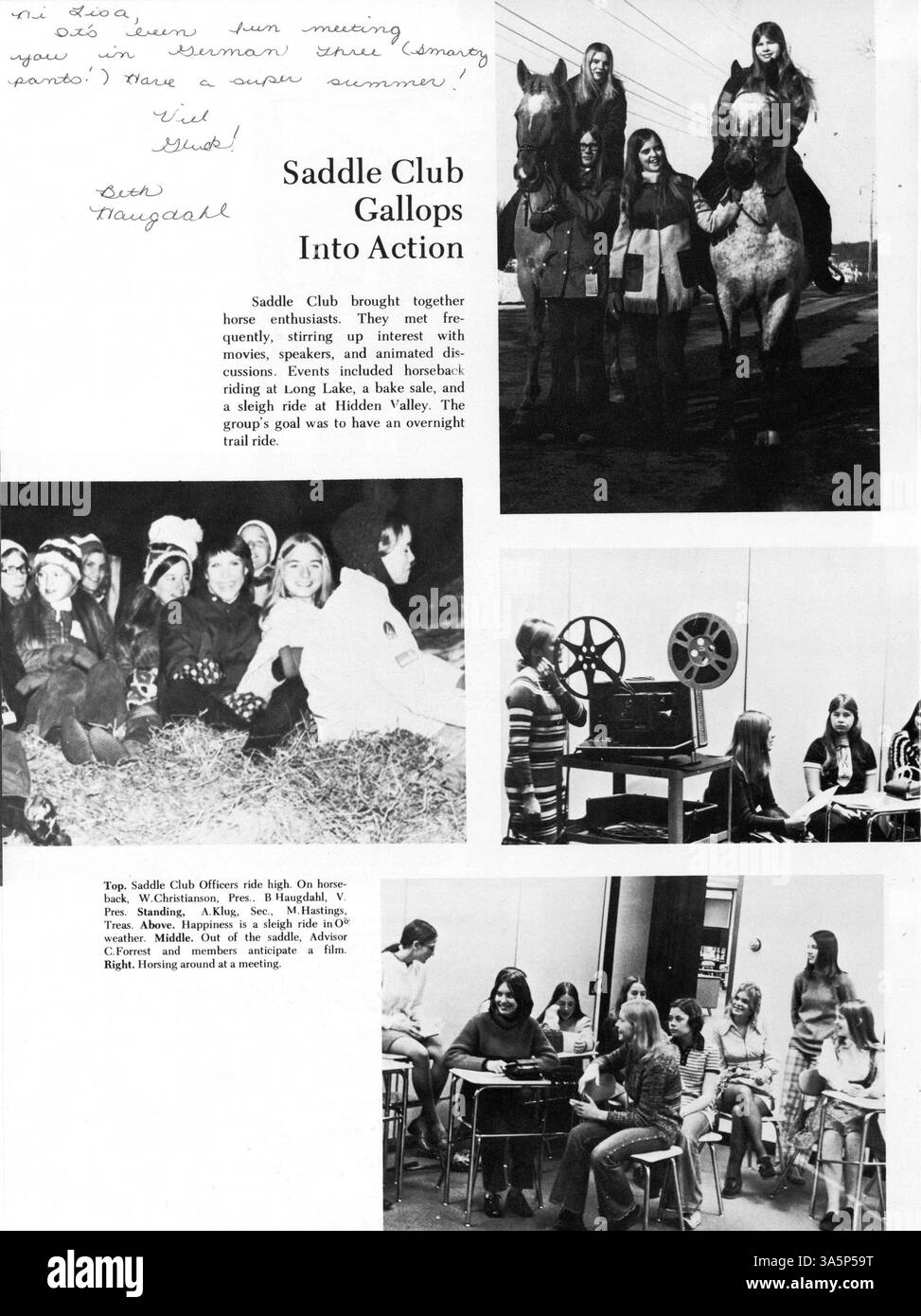 'Contrails' 1972, Lindbergh High School's yearbook, commemorates the ...