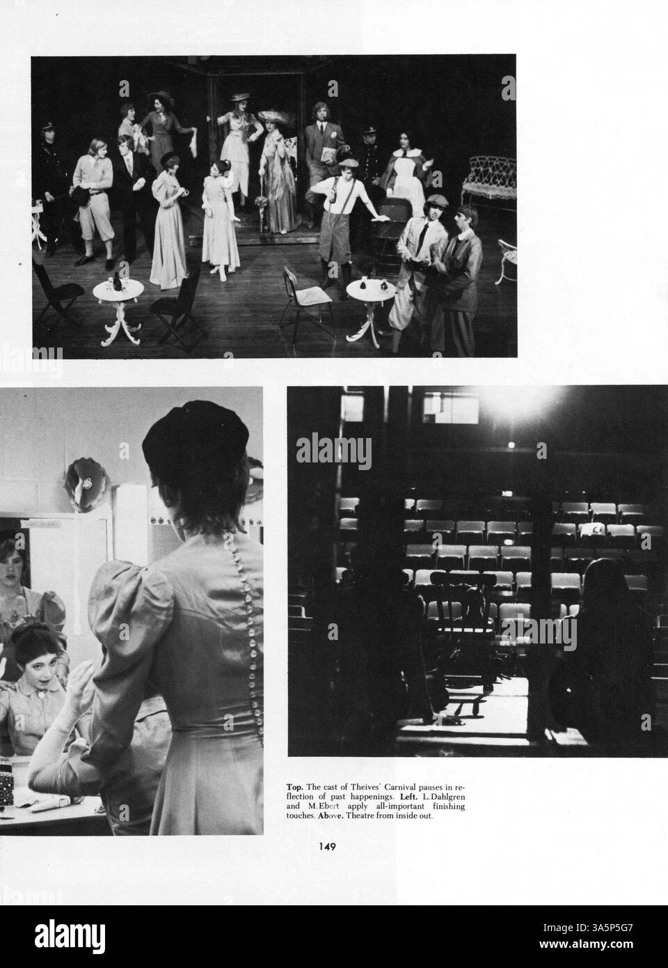 This high school yearbook, 'Contrails' 1972, documents the academic ...