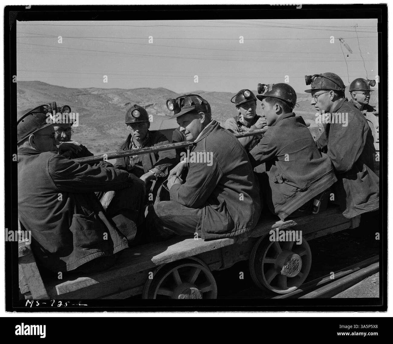 Miners at Union Pacific Coal Company’s Reliance Mine in Reliance ...