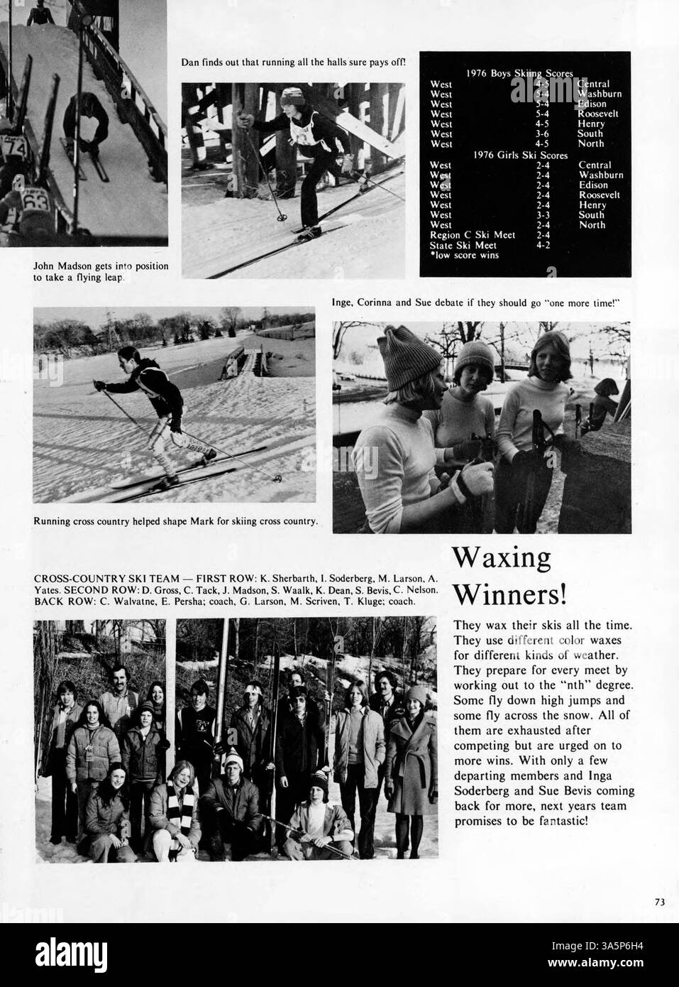 The 1976 West High Yearbook, Hesperian, captures significant events ...
