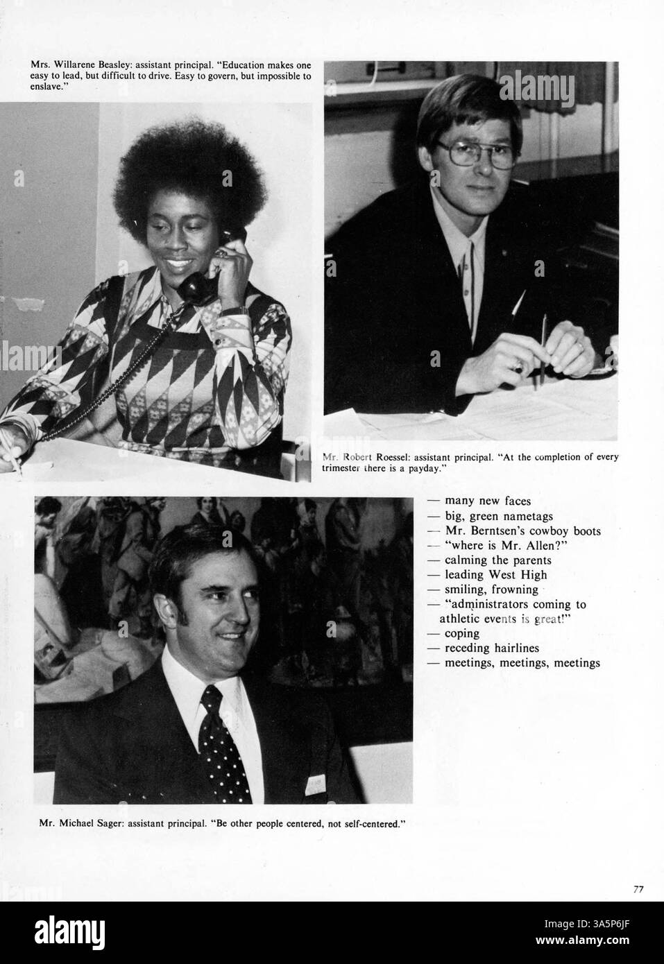 The 1976 West High Yearbook, Hesperian, captures moments from the 1975 ...