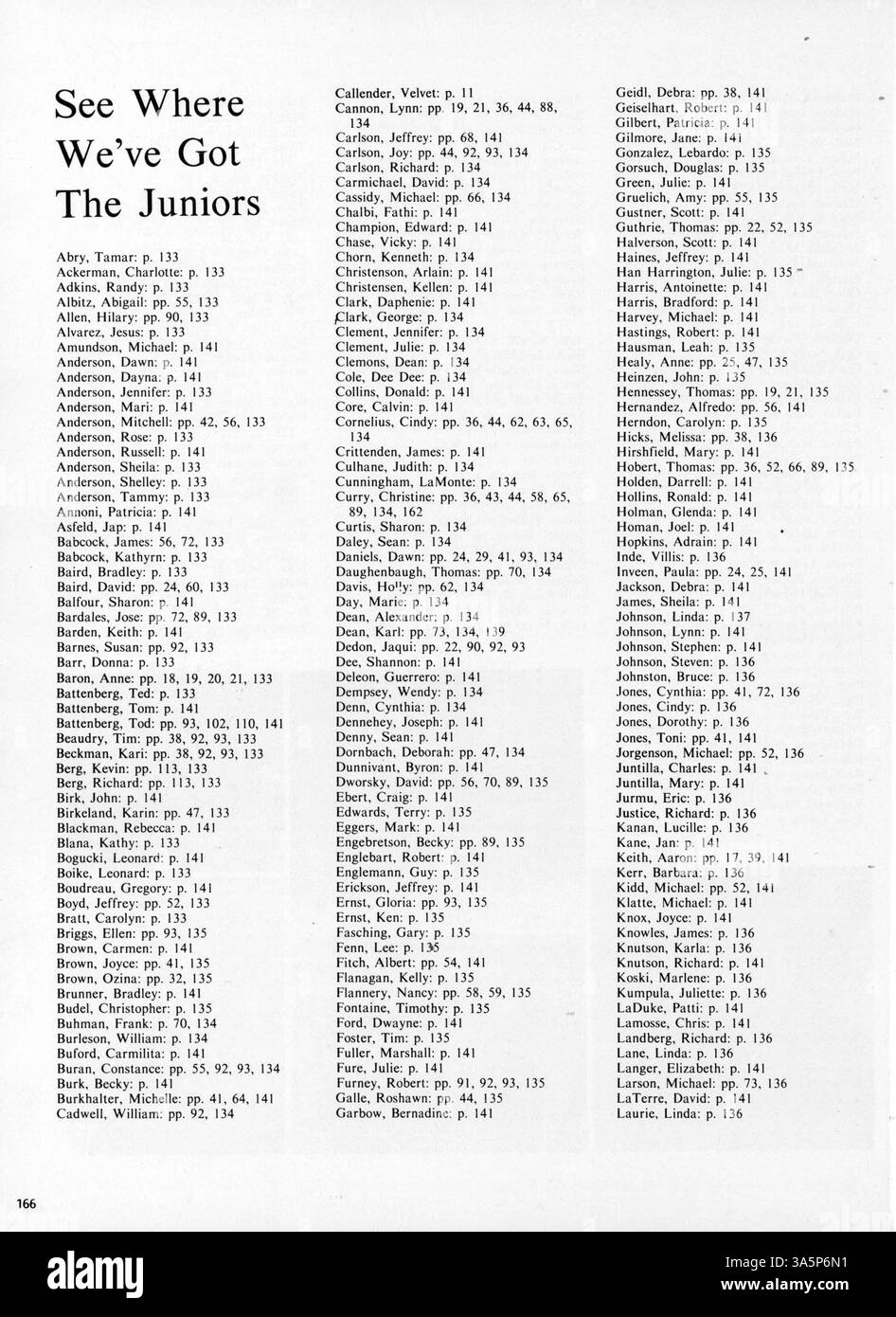 The 1976 west high yearbook captures the students hi-res stock ...