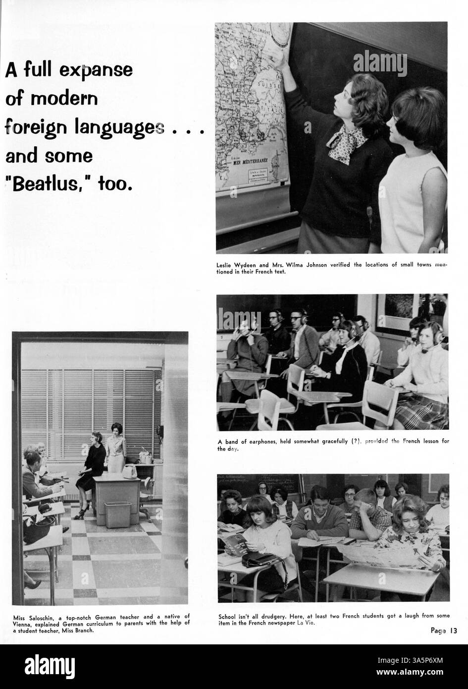 The 1965 'Bear' yearbook from Bloomington High documents student ...
