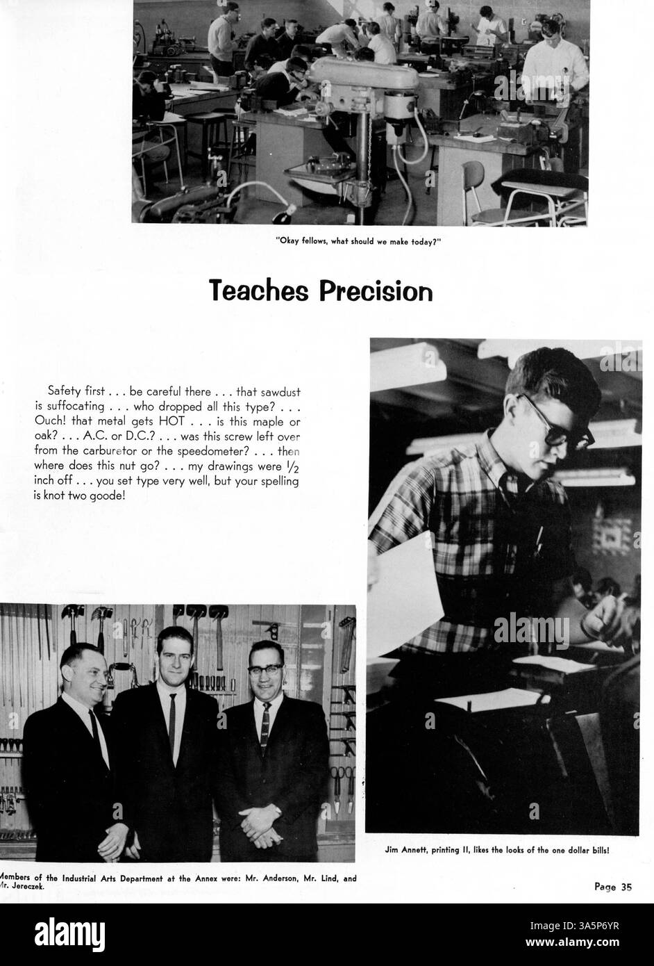 1964 1965 yearbook Black and White Stock Photos & Images - Alamy