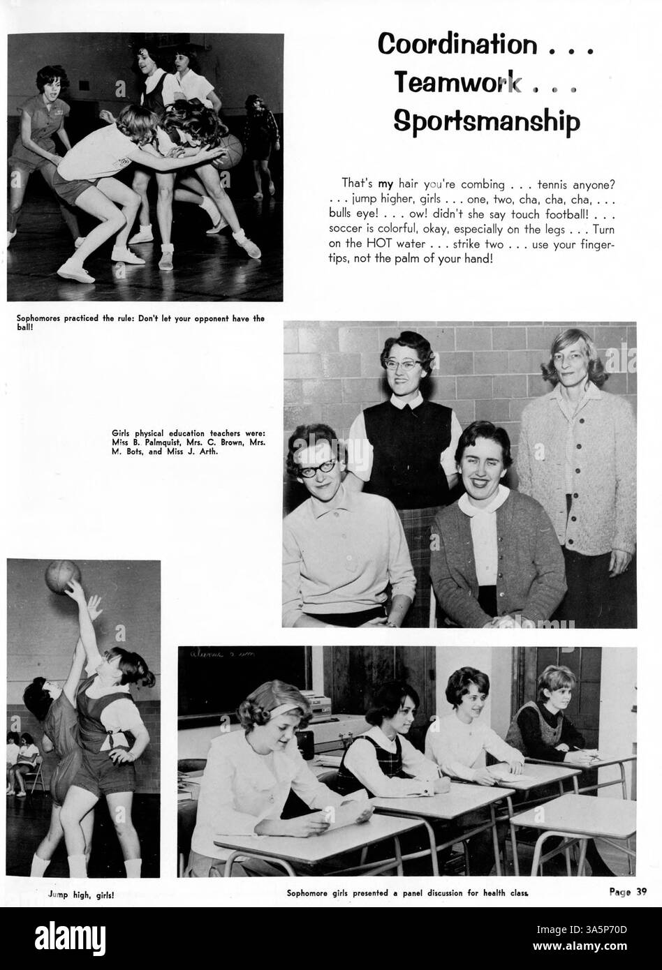 The 1965 Bloomington High School yearbook, 'Bear 1965,' serves as a ...