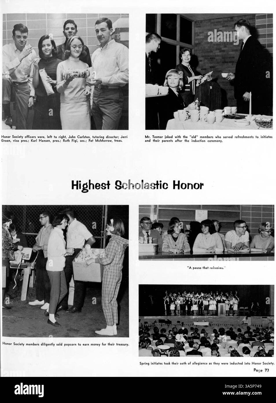 The 'Bear 1965' yearbook from Bloomington High School provides a ...