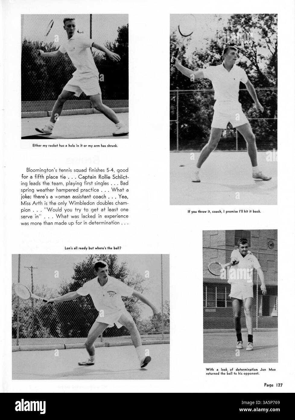 The 'Bear 1965' yearbook from Bloomington High School covers the 1964 ...