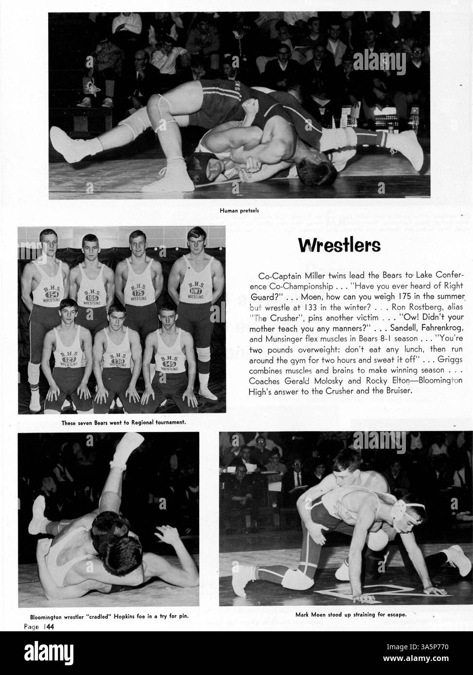 This yearbook from Bloomington High School captures key moments of the ...