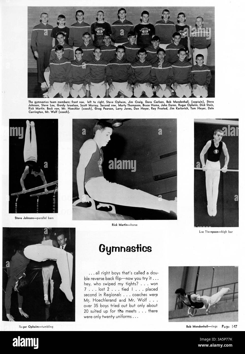 The 1965 Bloomington High Yearbook captures significant moments of ...