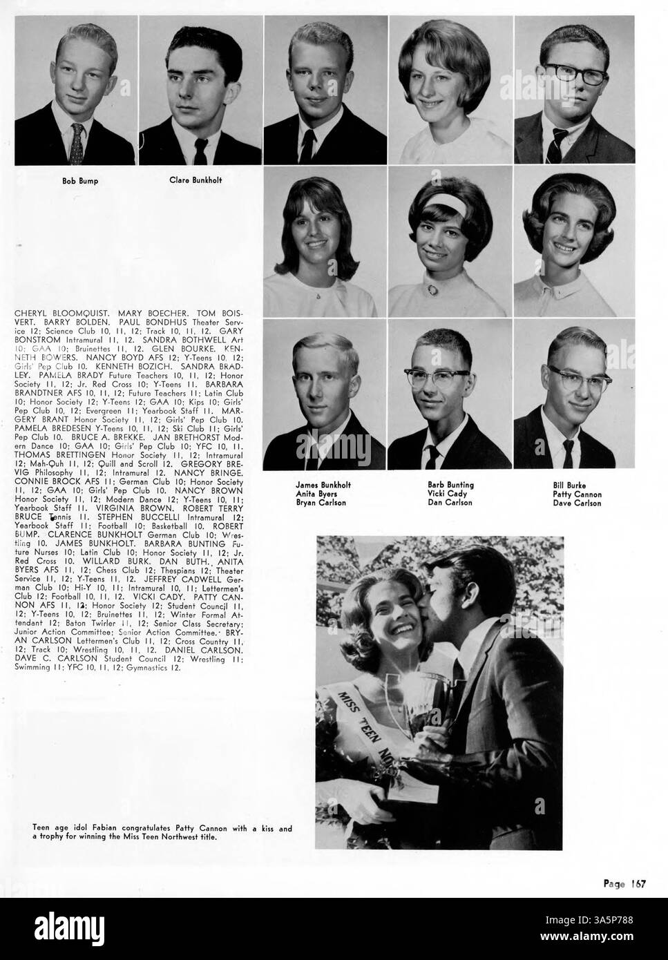 The 1965 bloomington high yearbook is a historical document hi-res stock photography and images ...