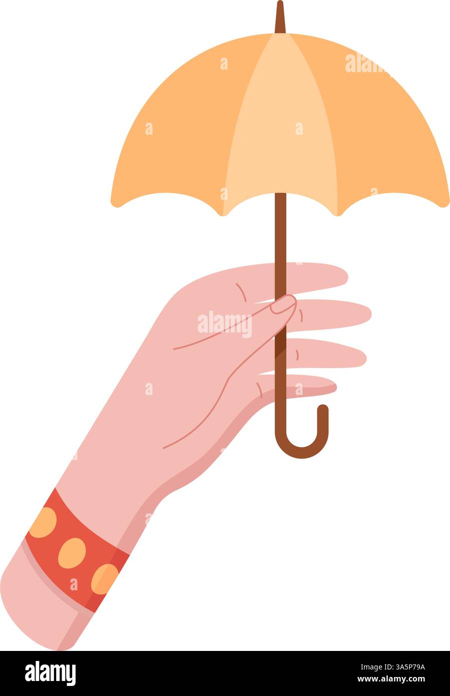 Hand Holding Umbrella Icon Stock Vector Image & Art - Alamy