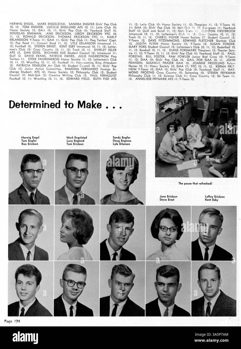 The 1965 Bloomington High Yearbook features highlights of the 1964-1965 ...