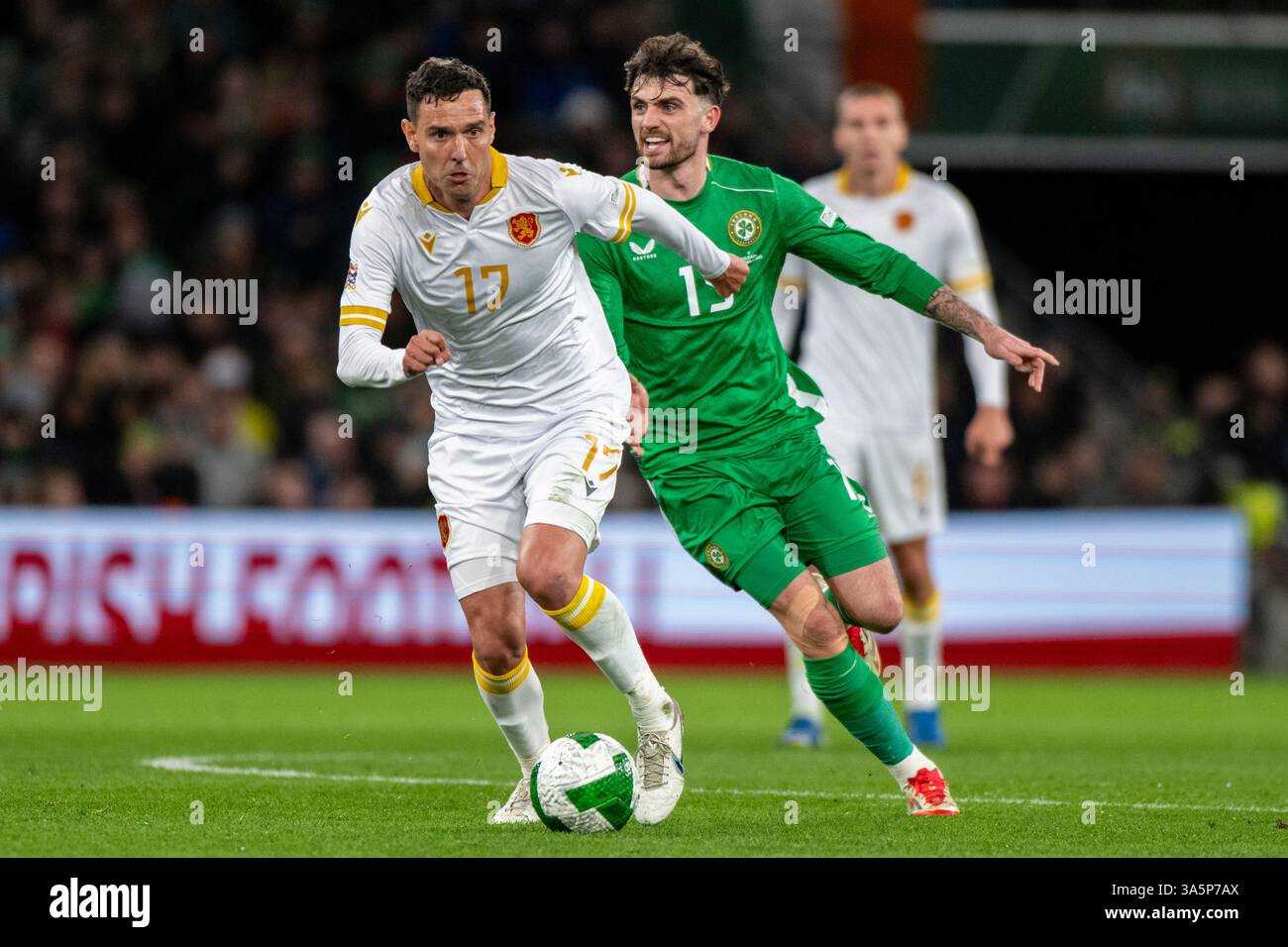 Dublin, Republic Of Ireland. 24th Mar, 2025. Georgi Milanov of Bulgaria ...