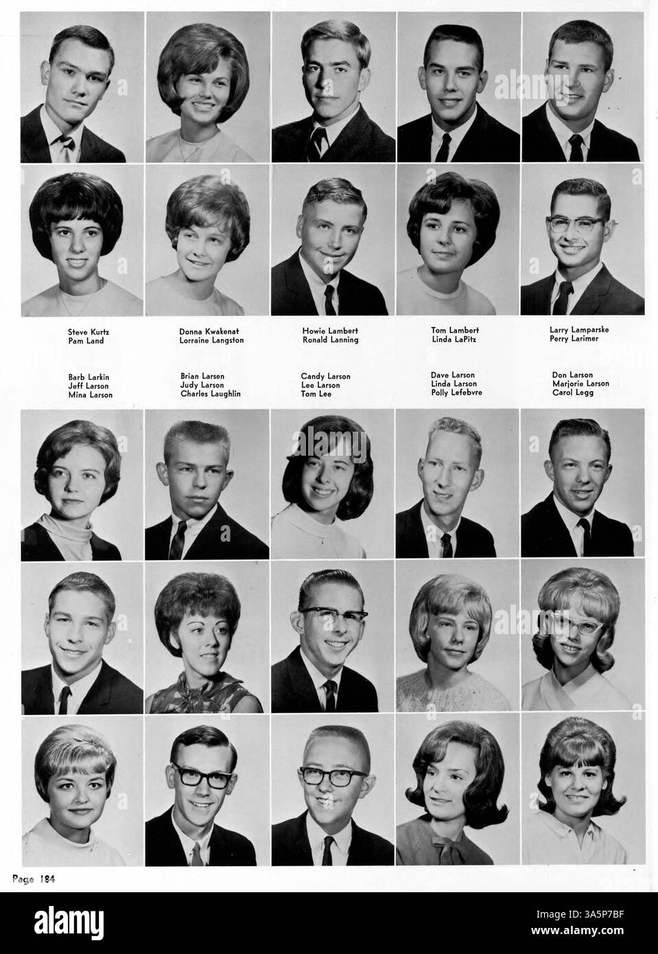 The 1965 Bloomington High Yearbook, titled Bear 1965, documents the ...