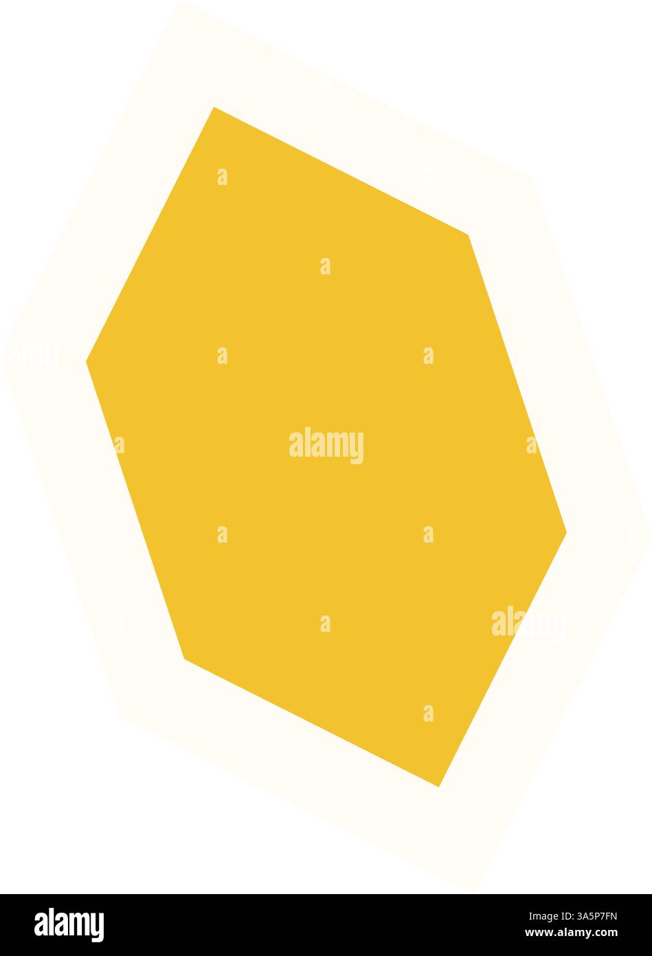 Bold Hexagon Shape Element Sticker Stock Vector Image & Art - Alamy