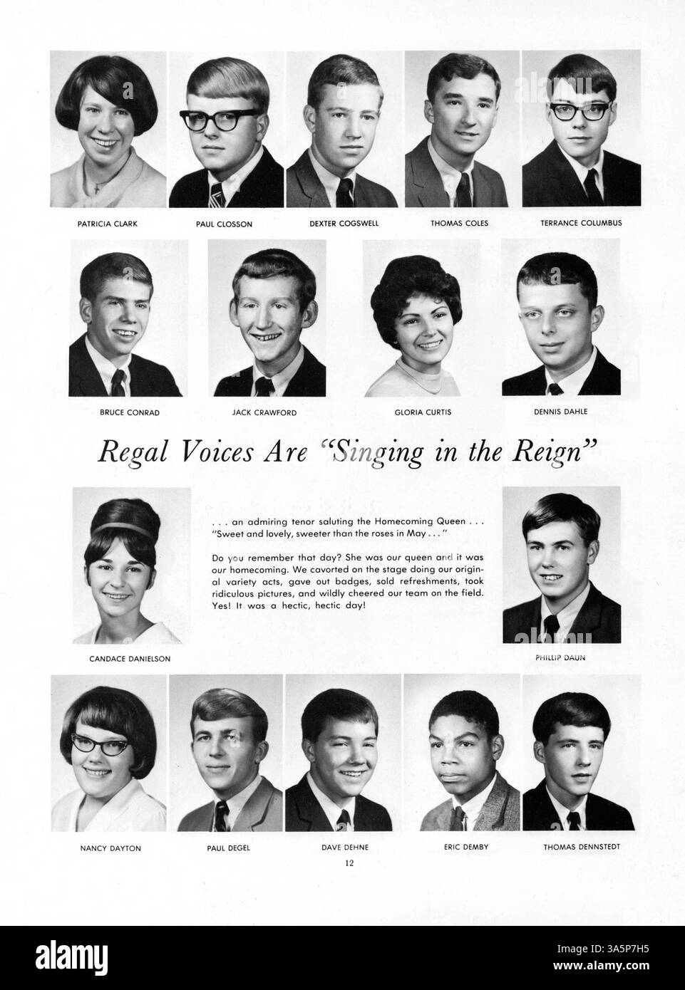 Yearbook of patrick henry high school highlights school events hi-res ...