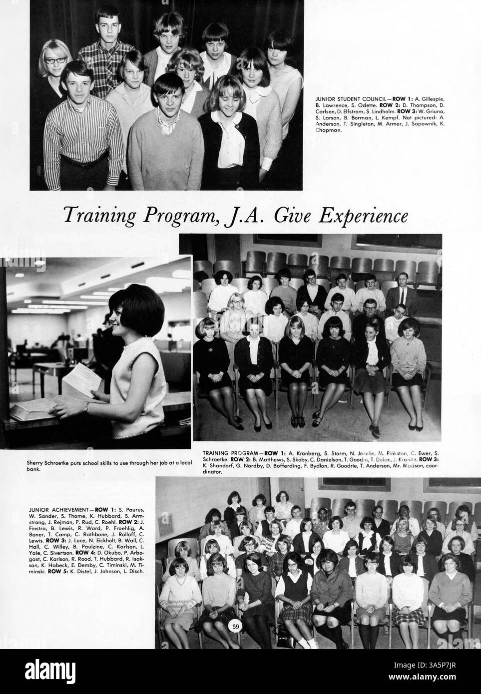 The 1965 yearbook from patrick henry high school features students hi ...