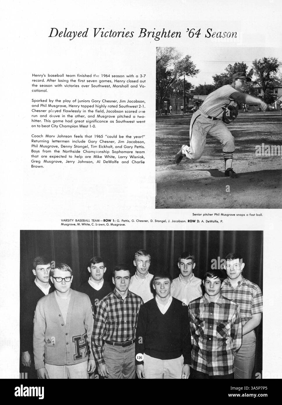 This 1965 yearbook from Patrick Henry High School showcases the ...