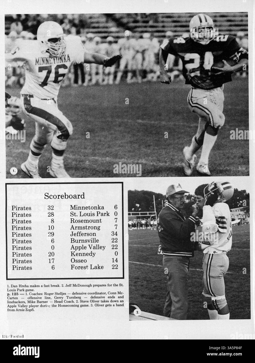 Park Center High School's 1987 yearbook highlights the athletic teams ...