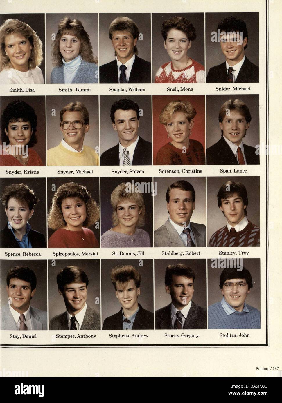 This 1987 yearbook from Park Center High School documents the ...
