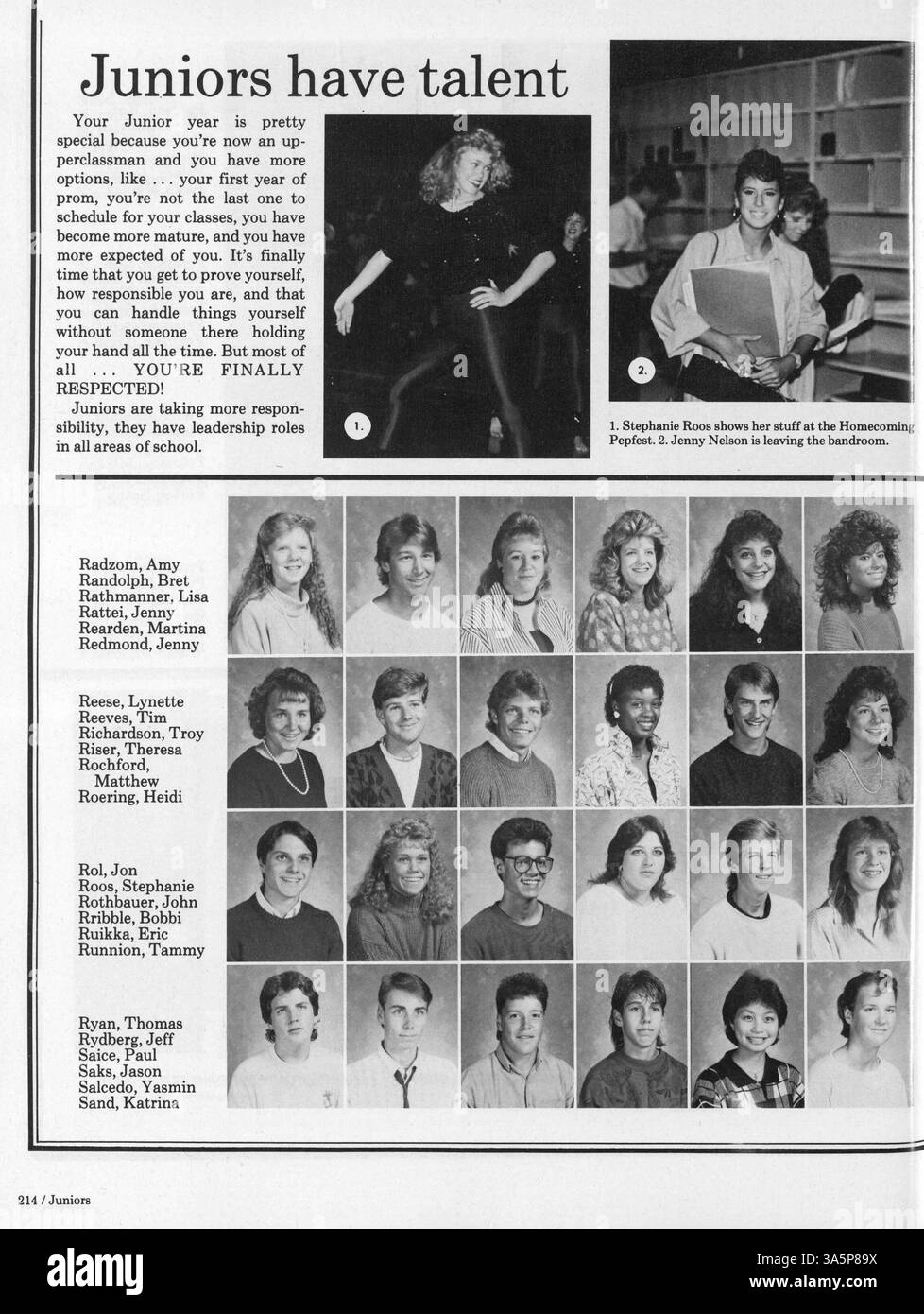 Park Center High School's 1987 yearbook highlights students, teachers ...