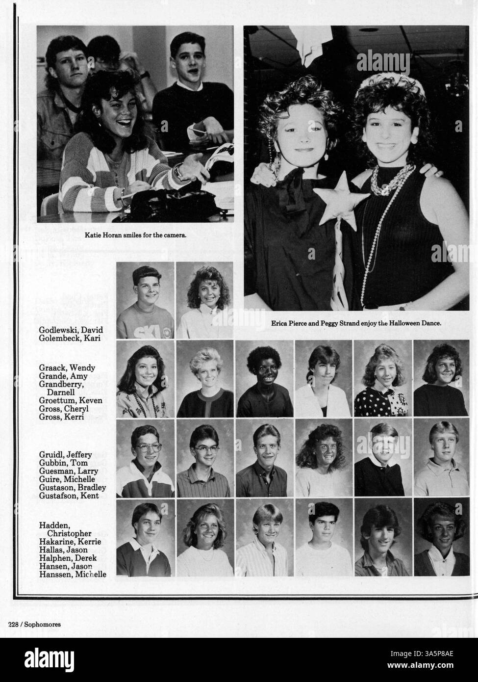 The 1987 yearbook from Park Center High School captures the academic ...
