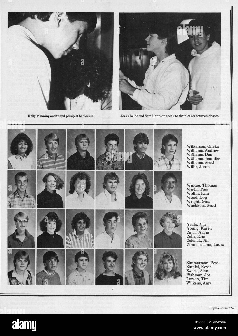 The 1987 yearbook from Park Center High highlights the year's key ...
