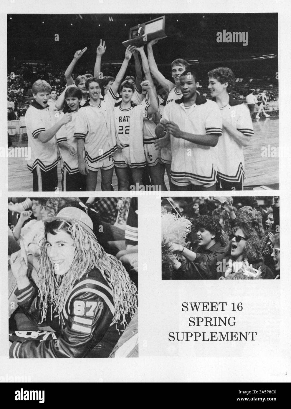 This 1987 yearbook from Park Center High School showcases student ...