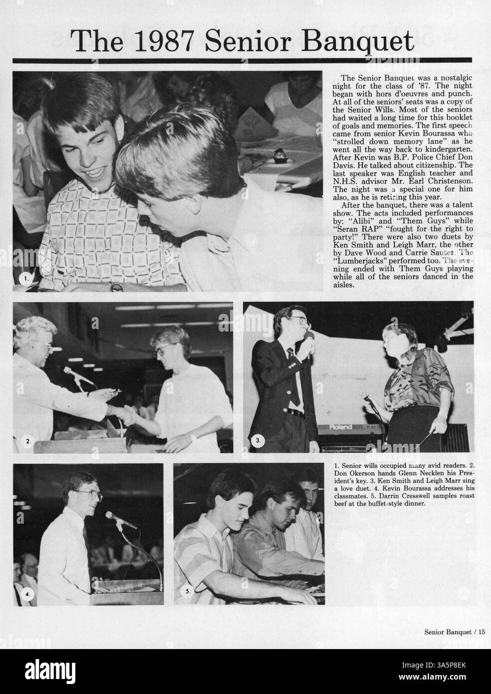 The 1987 Park Center High Yearbook records key events and highlights of ...