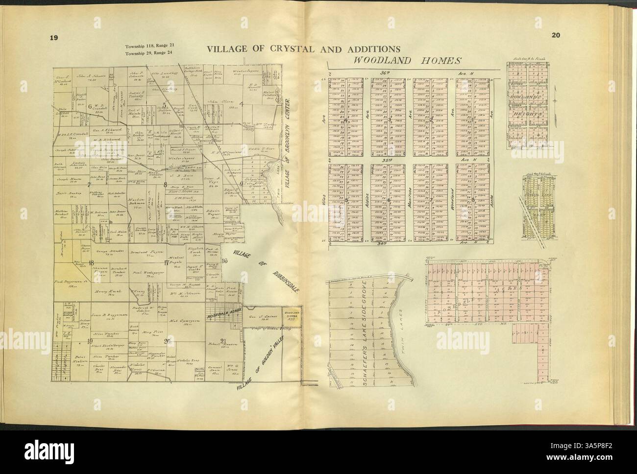 This atlas of Hennepin County, Minnesota, contains maps of property ...