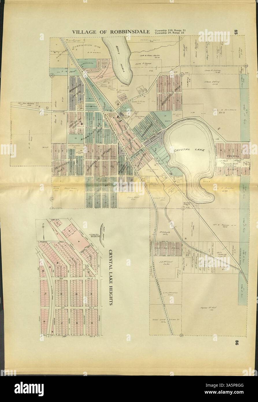 This atlas features a full set of surveys and plats for Hennepin County ...