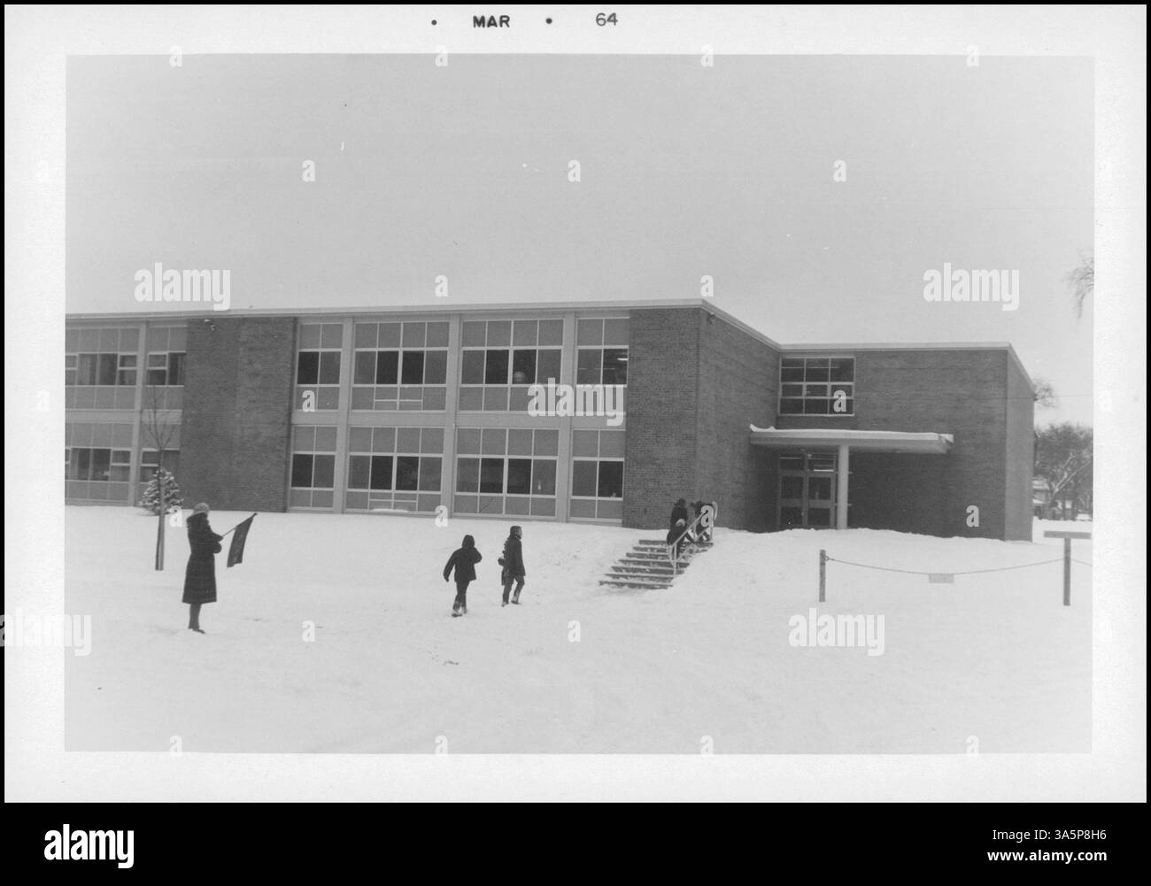 The Hall Elementary School addition, completed in 1963, includes six ...
