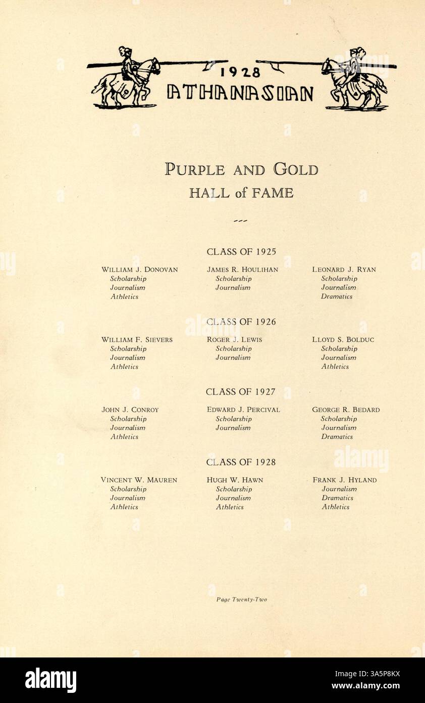 The 1928 'Athanasian' yearbook documents the significant events ...