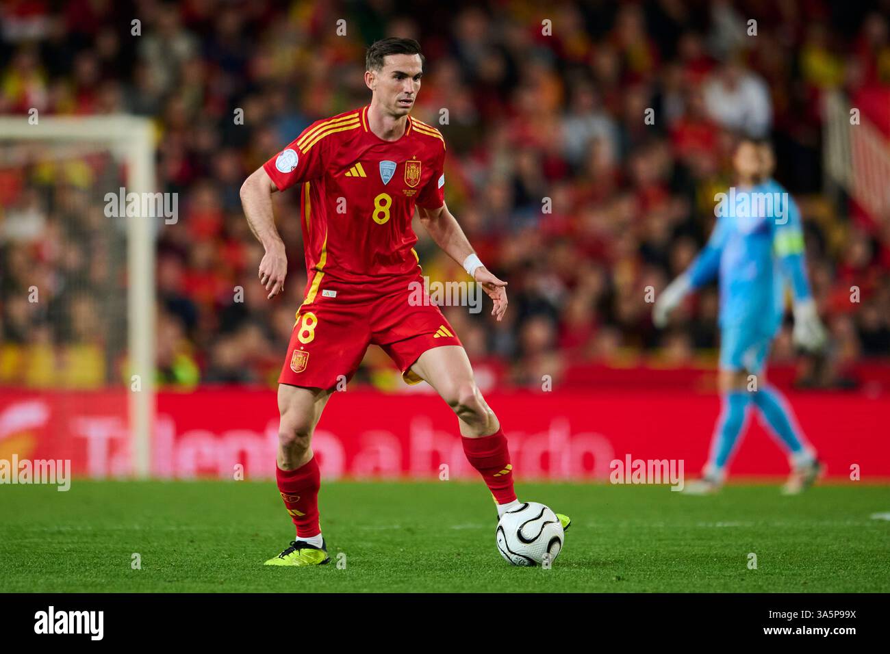 VALENCIA, SPAIN - MARCH 23: Fabian Ruiz of Spain in action during the ...