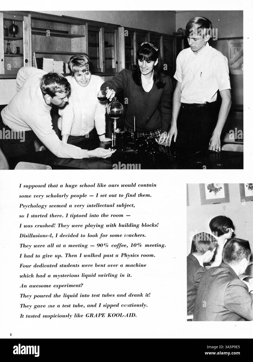 The 'Echowan' yearbook from 1968 documents the students, teachers ...