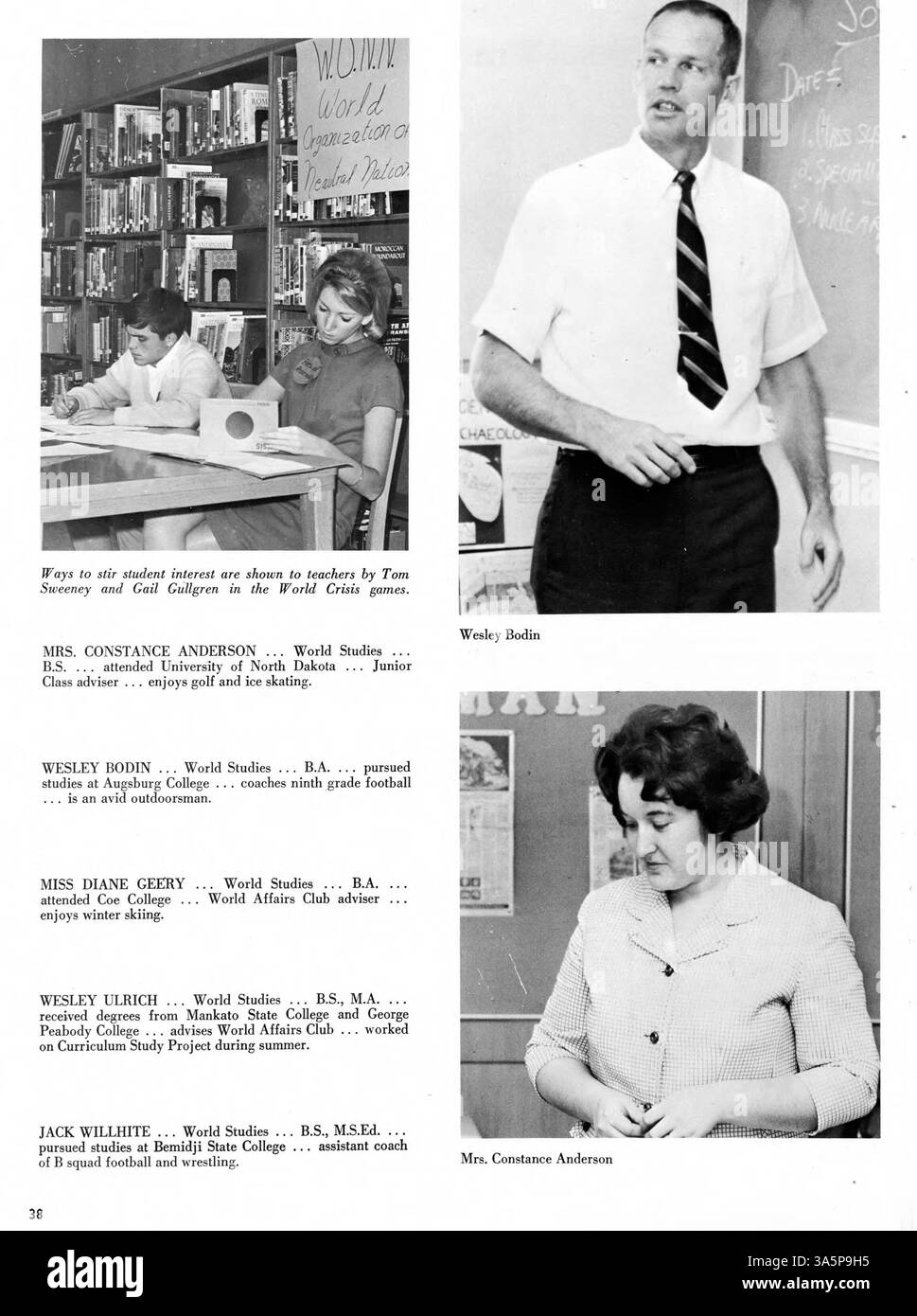 The 1968 'Echowan' yearbook from St. Louis Park High School features ...