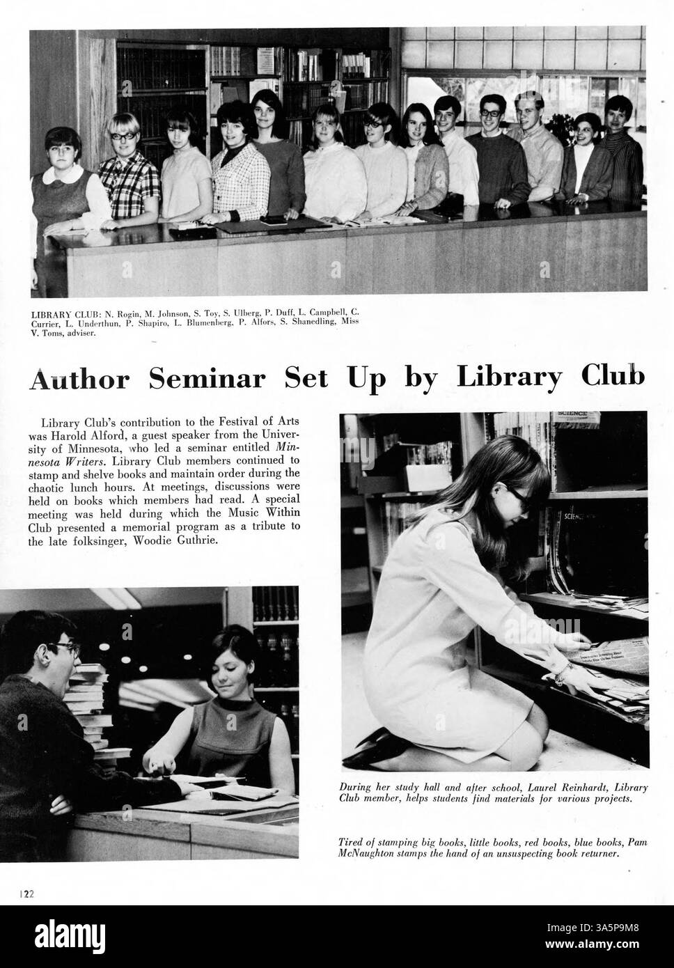 The 1968 'Echowan' yearbook features a reflection of St. Louis Park ...