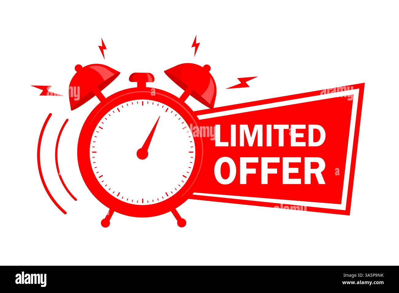 Red limited offer. Special offer badge. Big sale special offer. Red ribbon vector. Vector ...