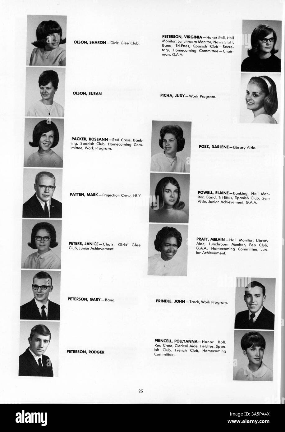 This 1965 yearbook from Central High School showcases the diverse ...